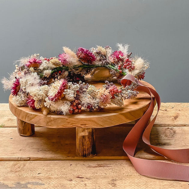 DIY Kit- Dried Flower Crown – The Flowersmith Studio