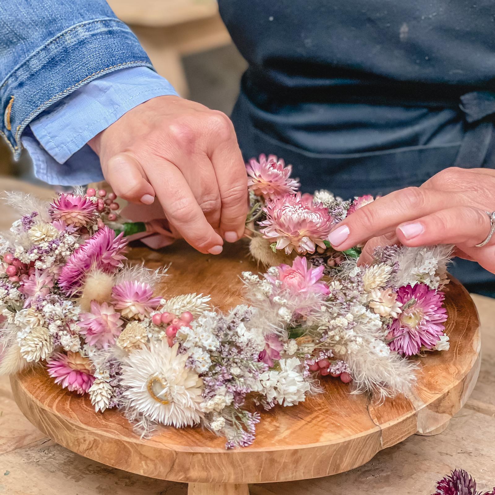 DIY Kit- Dried Flower Crown – The Flowersmith Studio